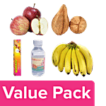 Buy bb Combo Coconut 1pc+Banana 500g+Shimla Apple 4pcs+Ganga Jal 100ml+Agarbatti 12sticks Online ...