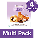 Buy Bauli Moonfils Choco & Vanilla - Puff Rolls With Creme Filling ...