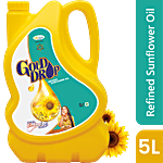 Buy Gold Drop Refined Sunflower Oil 5 Ltr Online at the Best Price of ...