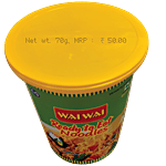 Buy Wai Wai 1 2 3 Noodles Pure Vegetarian 65 Gm Cup Online At Best ...