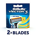 Buy Gillette Vector 3 Cartridges 2 Pcs Online at the Best Price of Rs ...