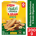 Buy Britannia Nutri Choice 5 Grain Biscuits 200 Gm Carton Online At ...