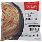 Buy Buffet Heat Serve Whole Wheat Paratha 300 Gm 5 Pcs Pouch Online At ...