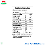 Buy Amul Cheese Cubes - Processed 500 gm Carton (20 Cubes) Online at ...