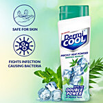 Buy Dermi Cool Prickly Heat Powder Menthol Regular Online at Best Price ...