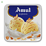 Buy Amul Real Ice Cream - Rajbhog 1 lt Tub Online at Best Price. of Rs ...