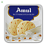 Buy Amul Real Ice Cream Butterscotch Bliss 1 Lt Tub Online At Best ...