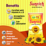 Buy Sunrich Refined Sunflower Oil 1 Ltr Online at the Best Price of Rs ...