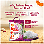 Buy Fortune Basmati Rice Rozana 5 Kg Pouch Online at the Best Price of ...