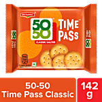 Buy Britannia 50 50 Time Pass Simply Salted Biscuits 150 Gm Pouch ...