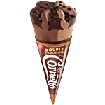 Buy kwality walls Cornetto Frozen Dessert-Double Chocolate+Butterscotch ...