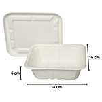 Buy Ecoware Disposable Food Box with lid 750 ml Online at Best Price of ...