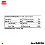 Buy Amul Gold Milk Online at Best Price of Rs 32 - bigbasket