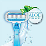 Buy Gillette Venus Smooth Razor Blades - With Aloe Vera Extracts, For ...