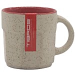 Buy Tibros Tea Or Coffee Mug Sparkle Red Ceramic Stoneware 220 Ml ...