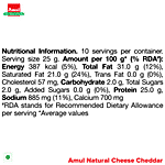 Buy Amul Cheese Cheddar Natural 250 Gm Online At Best Price of Rs 185 ...