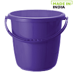 Buy Ratan Plastic Bucket With Handle - Purple, Super Saver, 10300PL ...