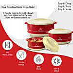 Buy Milton Plastic Insulated Jr Casserole For Roti/Chapati Gift Set ...