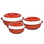 Buy Princeware Prince Solar Casserole For Roti/Chapati Set With Handle ...