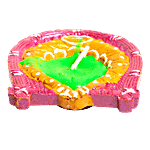 Buy Diyaz Wax Diya - Assorted Colour, ED124F Online at Best Price of Rs ...