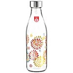 Buy Treo Ivory Premium Glass Bottle - With Multicolour Ethnic Design ...