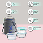 Buy Treo All Fresh Borosilicate Glass Tiffin/Lunch Box Online at Best ...