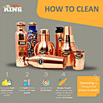 Buy Mr. Copper King Pure Copper Water Bottle - Premium Quality Online ...
