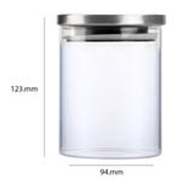 Buy Cello Stacko Glass Container/Jar with Steel Lid - Transparent ...