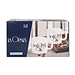 Buy LaOpala Tea/Chai Cup Set - Opalware, White, Lush Greens, Regular ...