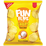Buy Fun Flips Potato Chips - Classic Salted, Rich In Taste Online at ...