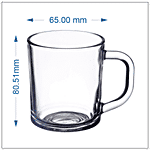 Buy Yera Tea/Coffee Glass Mug Set Online at Best Price of Rs 249 ...