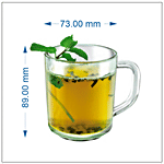 Buy Yera Tea/Coffee Glass Mug Set Online at Best Price of Rs 290 ...
