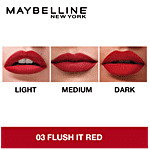 Buy Maybelline New York Sensational Liquid Matte Lipstick - 03 Flush It ...