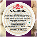 Buy POLKA Badam Khatai Cookies - Teatime Snack Online at Best Price of ...