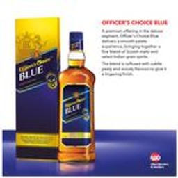 Buy Officer's Choice Blue Rare Grain Whisky Online at Best Price of Rs ...