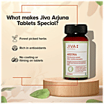 Buy Jiva Ayurveda Arjuna Tablet - Strengthens Heart Muscles, Manages Blood Pressure Online at ...