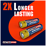 Buy VictorPro Ultra-Gold Zinc Chloride Battery - AA, 1.5 V, Long ...