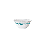 Buy Larah by Borosil Blue Leaves Opalware Pudding Set - White Online at ...