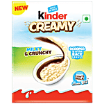 Buy Kinder Creamy Milky & Crunchy With Extruded Rice Online at Best ...