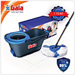 Buy Gala Turbo Spin Mop Stick With Bucket, Triangular Head & Easy Big ...