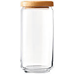 Buy Ocean Pop Jar with Wooden Lid Set - Transparent, B02526 W Online at ...