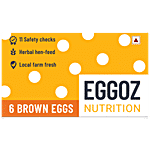 Buy Eggoz Brown Farm Fresh Eggs - High Bio Available Protein With No DDGS, Hormone & Steroids ...
