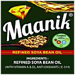 Buy Maanik Refined Soyabean Oil Online at Best Price of Rs 118.15 ...