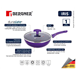 Buy Bergner Aluminium Non-Stick Cookware Set - Blue Online at Best ...