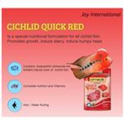 Buy Optimum Cichlid Quick Red Fish Food - Small Pellet Online at Best ...