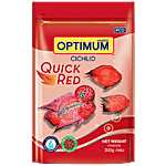 Buy Optimum Cichlid Quick Red Fish Food - Small Pellet Online at Best ...