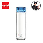 Buy Cello H2O Glass Fridge Water Bottle - Blue Online at Best Price of ...