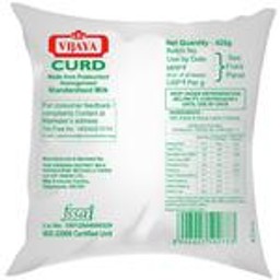 Buy Krishna Milk Union Vijaya Fresh Standardised Curd Online at Best ...