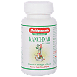 Buy Baidyanath Jhansi Kanchnar Guggulu Tablet - Useful In All Types Of ...