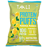 Buy TAALI Protein Puffs - Roasted, Gluten Free, No Maida & MSG, Pudina ...